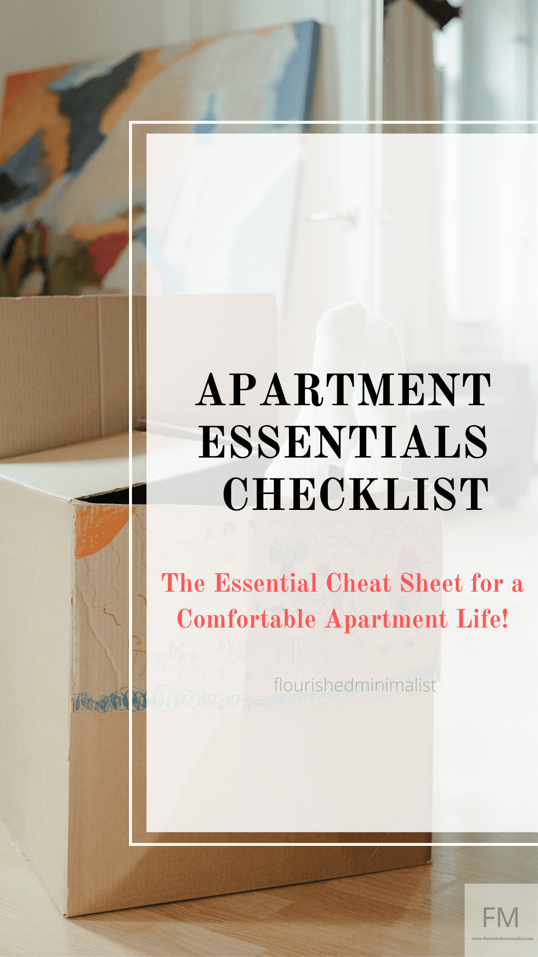 Apartment Checklist FLOURISHED MINIMALIST