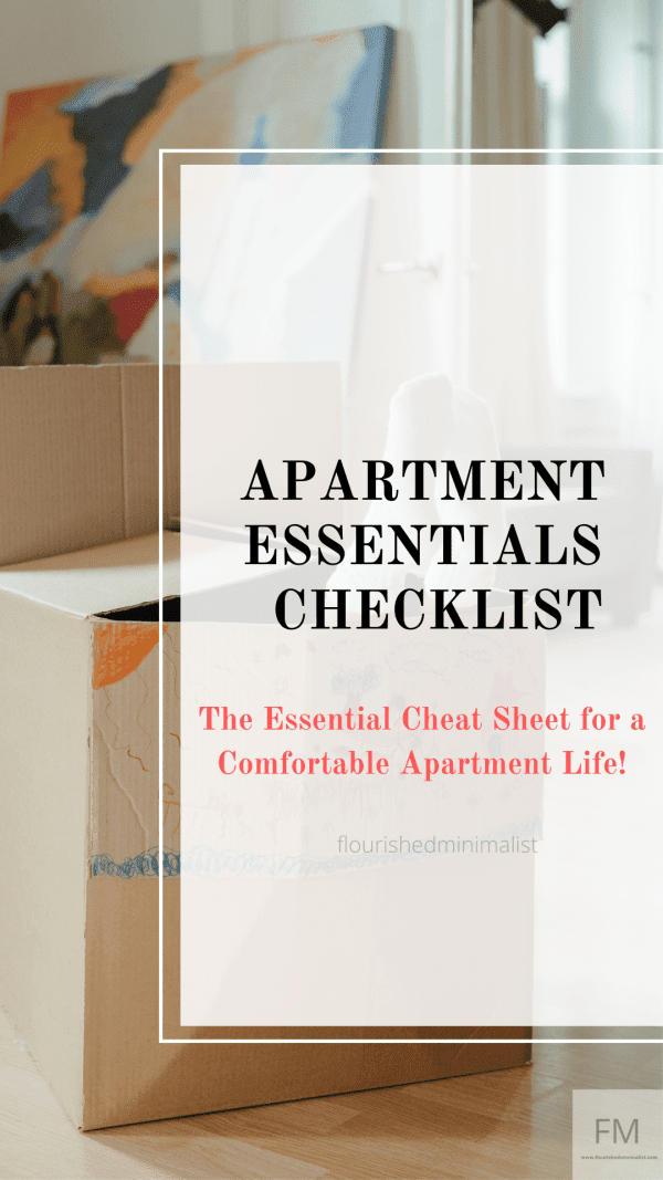 Apartment Checklist FLOURISHED MINIMALIST
