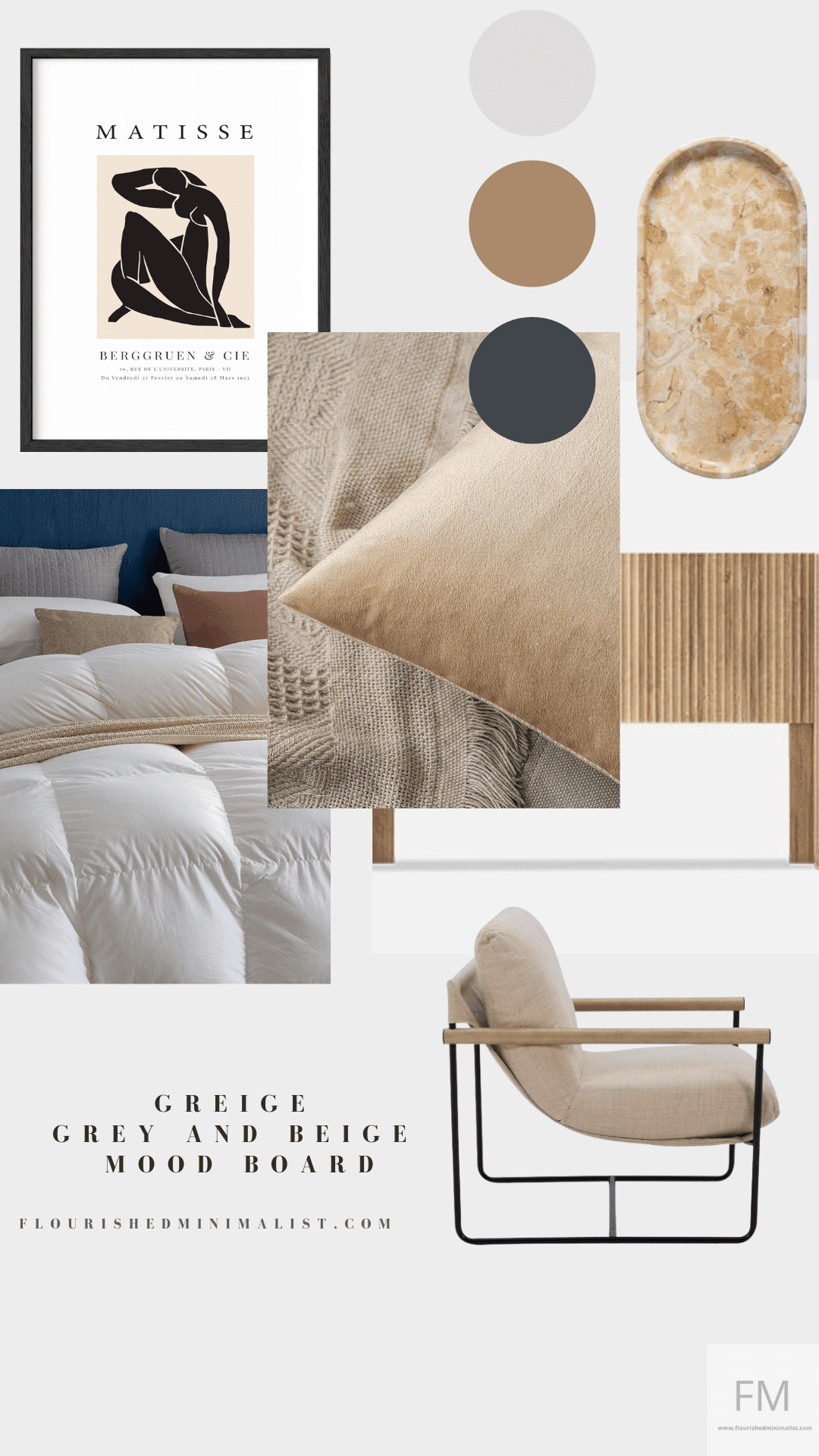 GREIGE COLOR PALETTE FOR THE CLASSY MINIMALIST