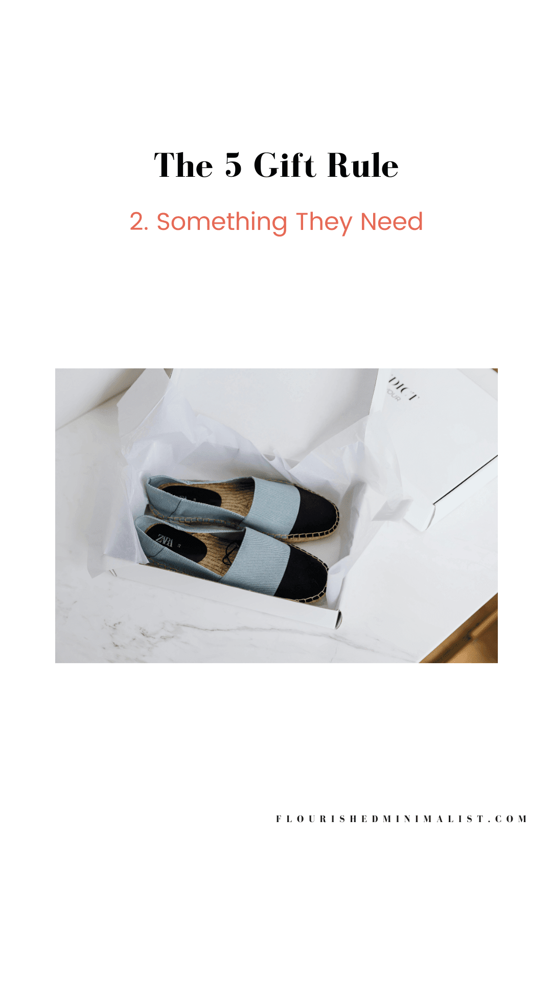 The 5 Gift Rule for Christmas - FLOURISHED MINIMALIST